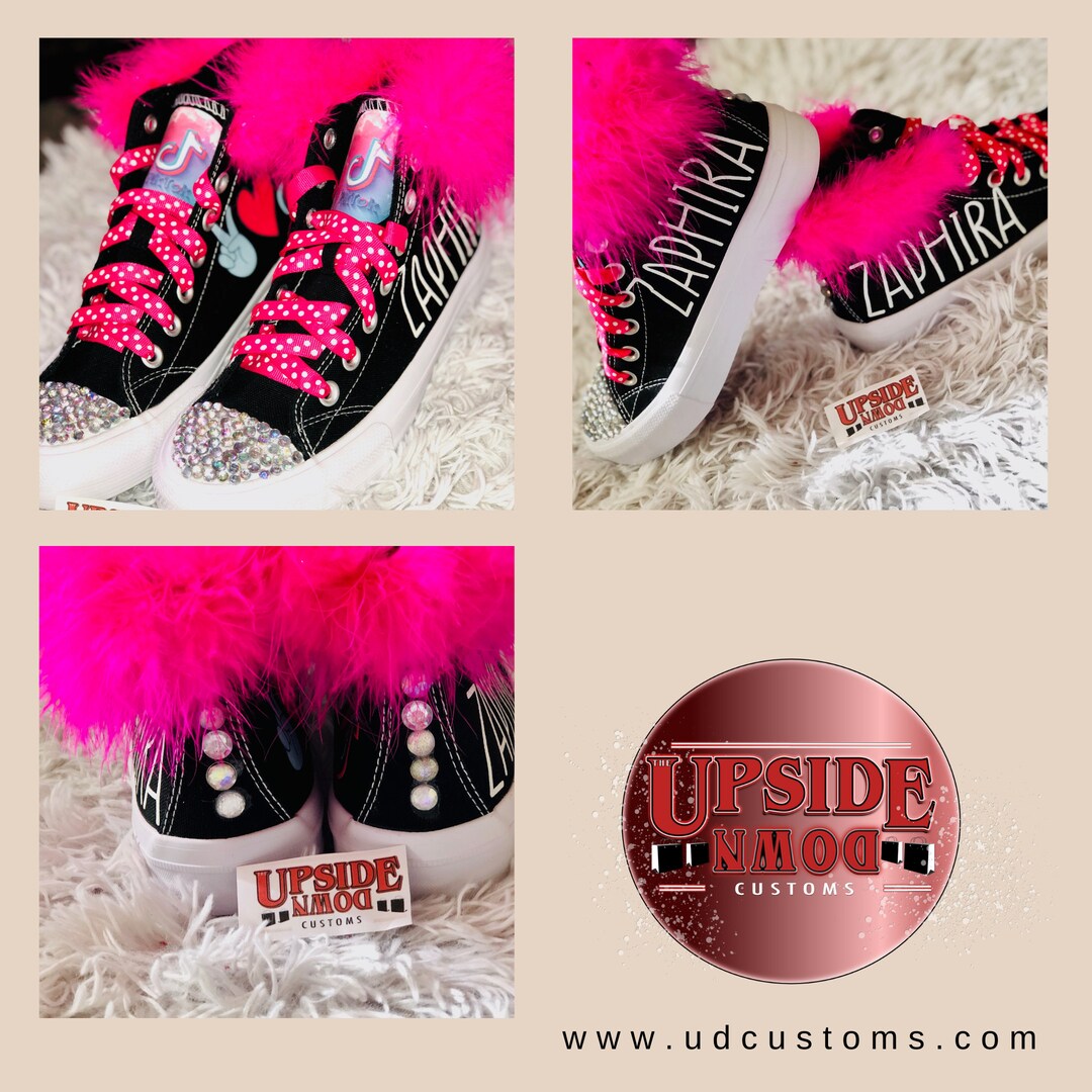 High Top Inspired Custom Kicks Tik - Etsy