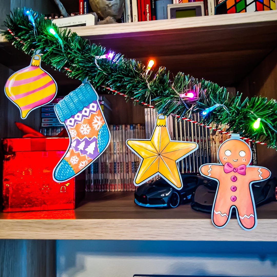 DIY Printable Holiday Banner & Ornaments – Fun, Colorful, and Eco ...