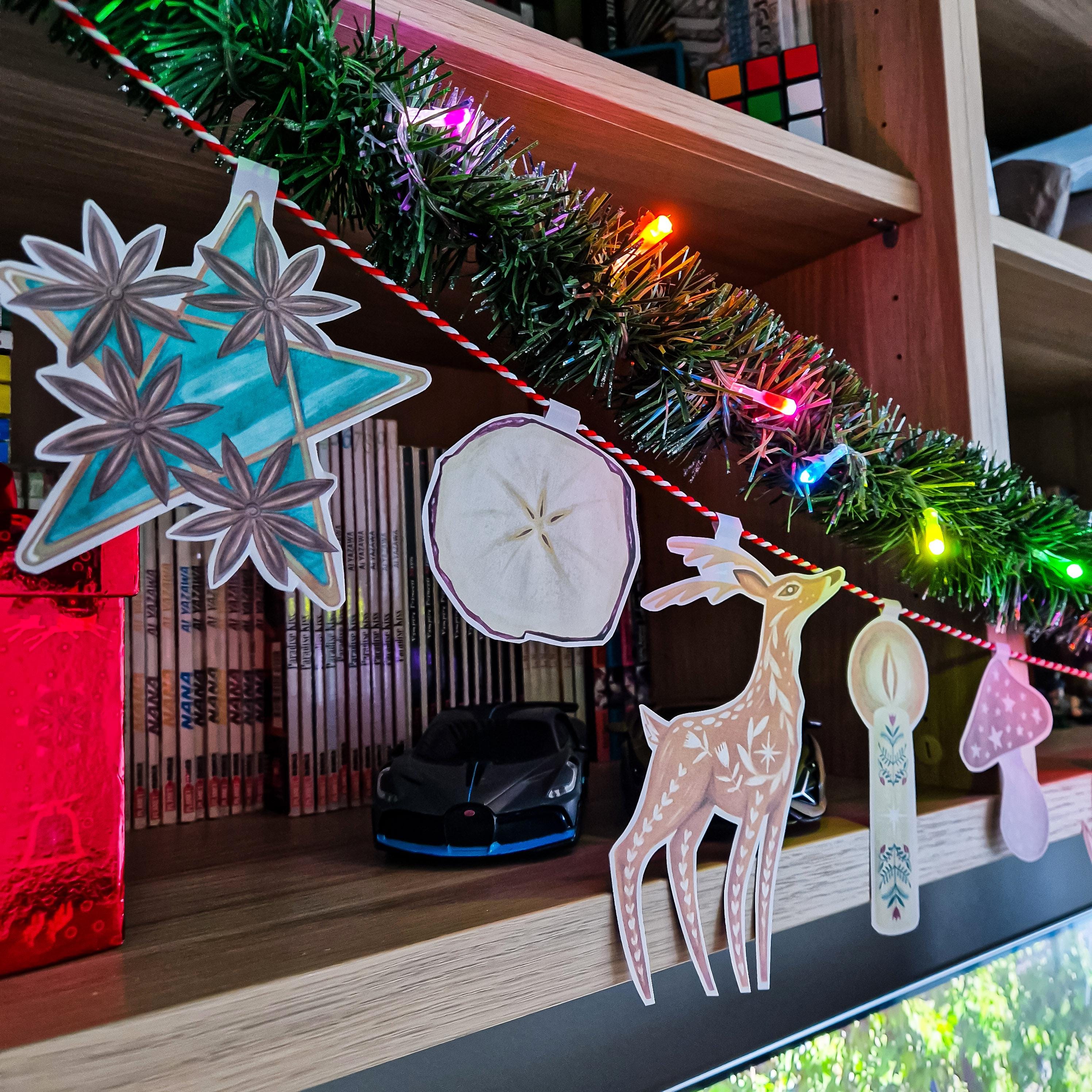 Winter Solstice Banner - Printable DIY Christmas Decorations - Etsy