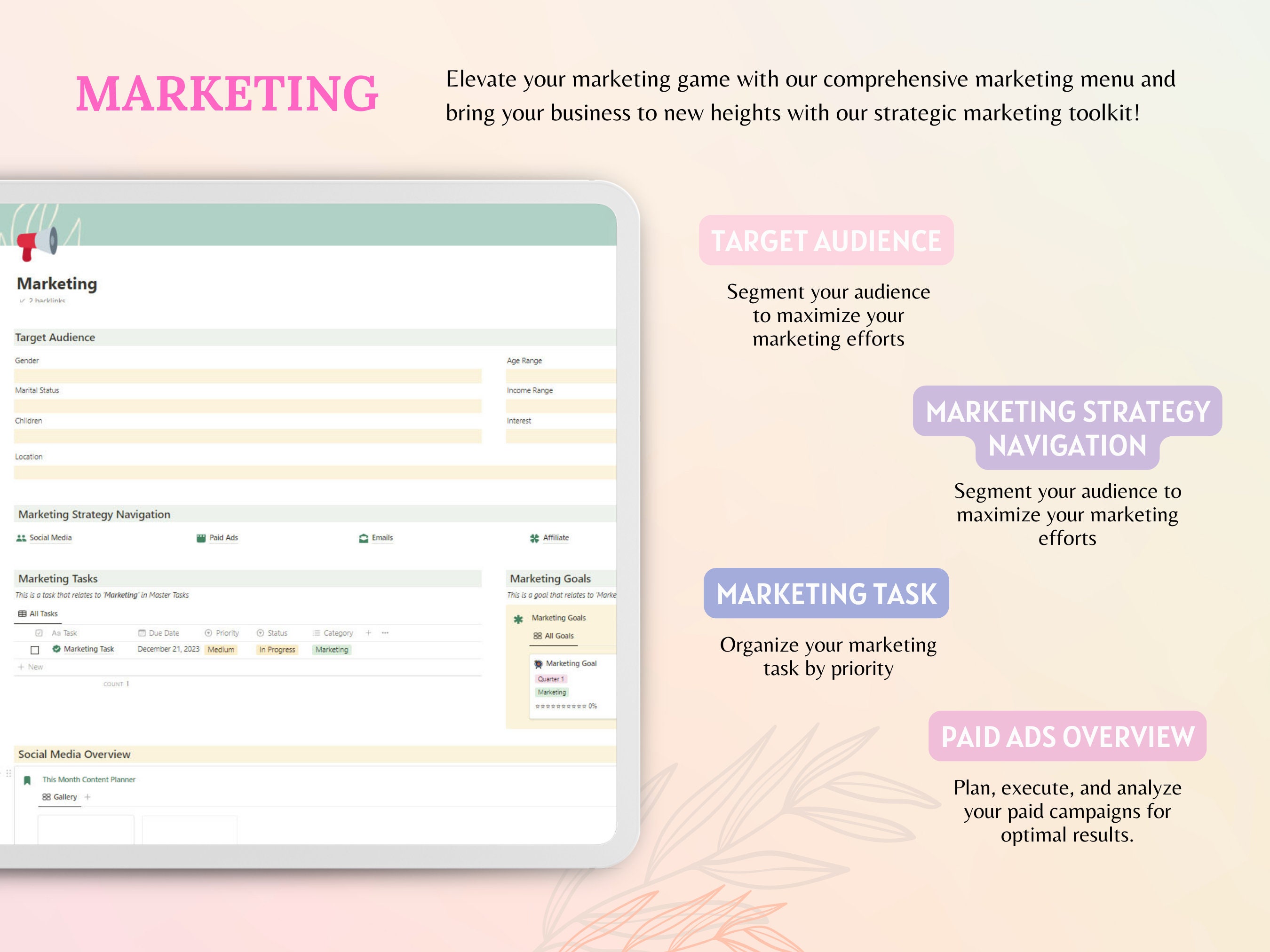 Notion Business Planner for Success Notion Template for Business Notion Mastermind Planner ...