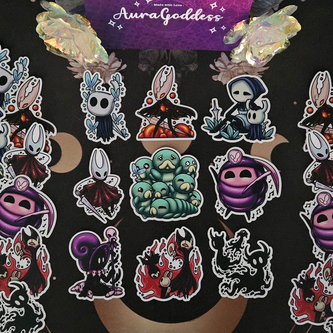 Hollow Knight Sticker Pack // HK Inspired // Matte Vinyl Stickers - Etsy