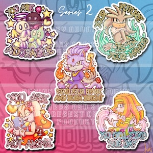Cute Chibi Positivity Sonic Characters - Series 2 // Matte Vinyl ...