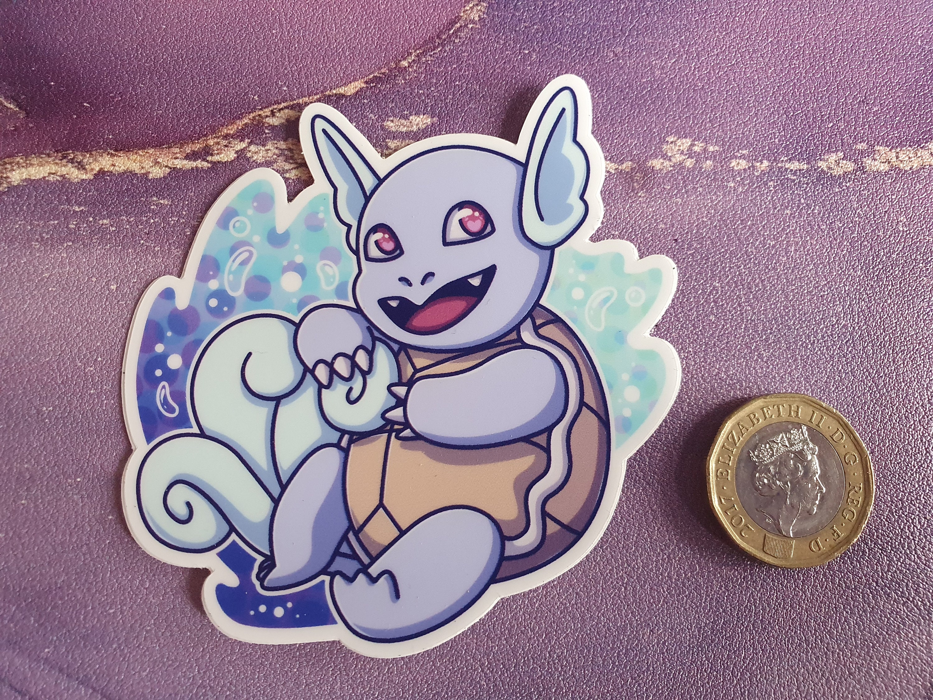 Cute Chibi Squirtle Family // Pokemon Matte Vinyl Stickers - Etsy