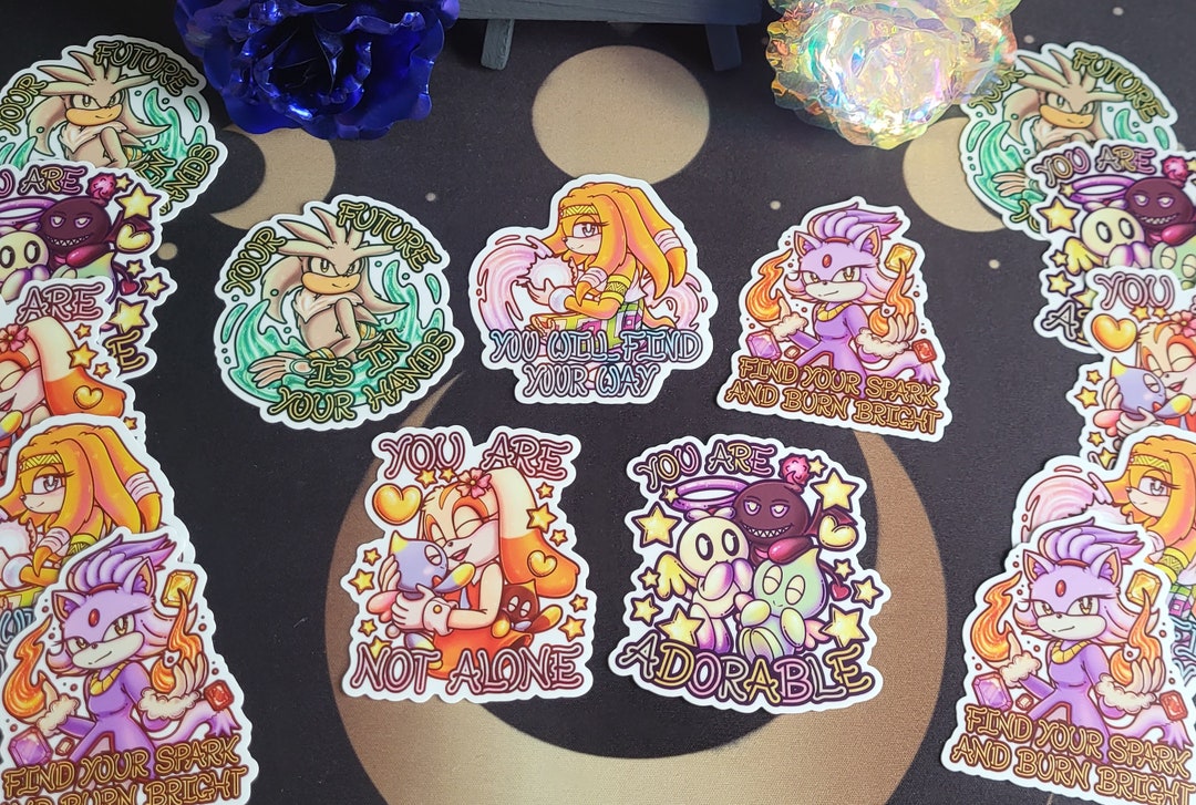 Cute Chibi Positivity Sonic Characters - Series 2 // Matte Vinyl ...