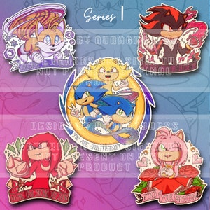 Cute Chibi Positivity Sonic Characters - Series 2 // Matte Vinyl ...