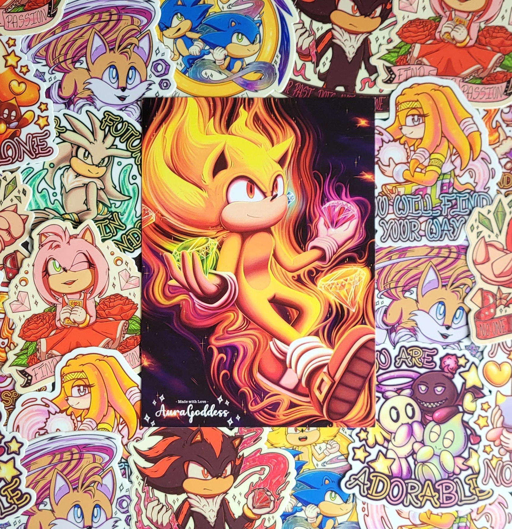 Cute Chibi Positivity Sonic Characters - Series 2 // Matte Vinyl ...