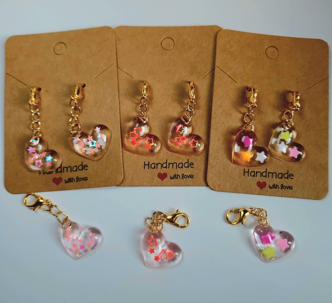 Beautiful Handmade Resin Stitch Markers - Etsy
