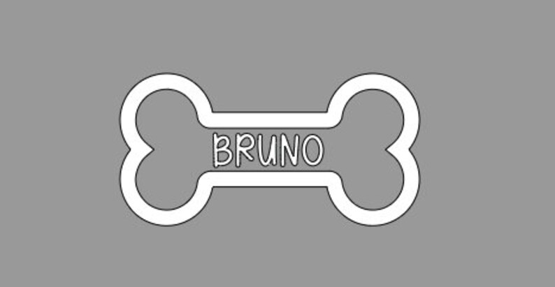 Personalized Dog Bone Car Decals/ Stickers - Etsy