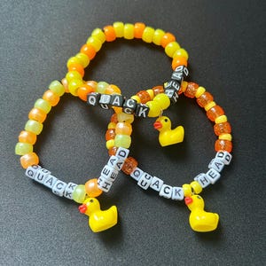 Animal Charm Kandi Bracelet, Pig Kandi, Turtle Kandi, Cow Kandi, Duck ...