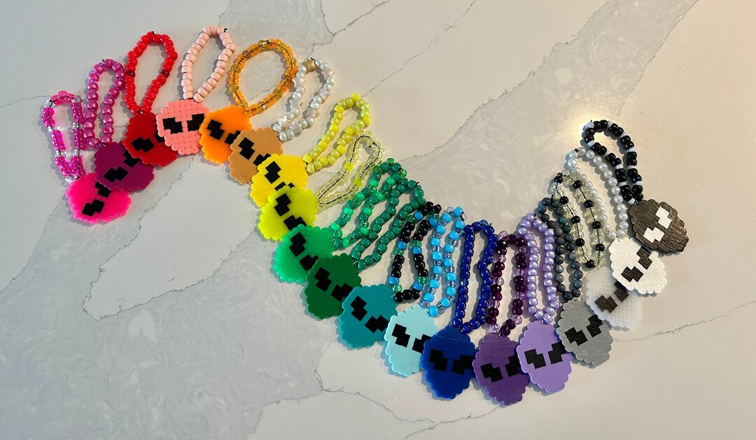 Alien Perler Kandi, Alien Perler Necklace, Perler Kandi Bracelet, Alien ...