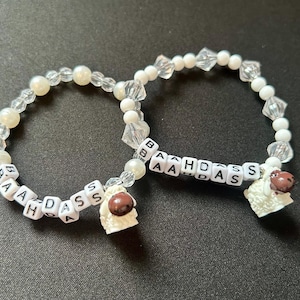 Animal Charm Kandi Bracelet, Pig Kandi, Turtle Kandi, Cow Kandi, Duck ...