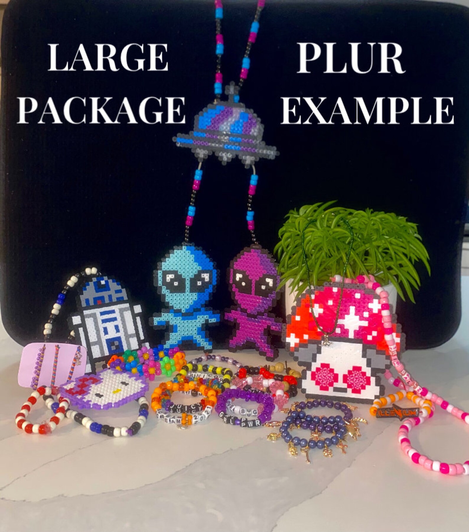 PLUR Package Kandi Mystery Bag Rave Mystery Bag Rave | Etsy