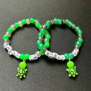 Animal Charm Kandi Bracelet, Pig Kandi, Turtle Kandi, Cow Kandi, Duck ...