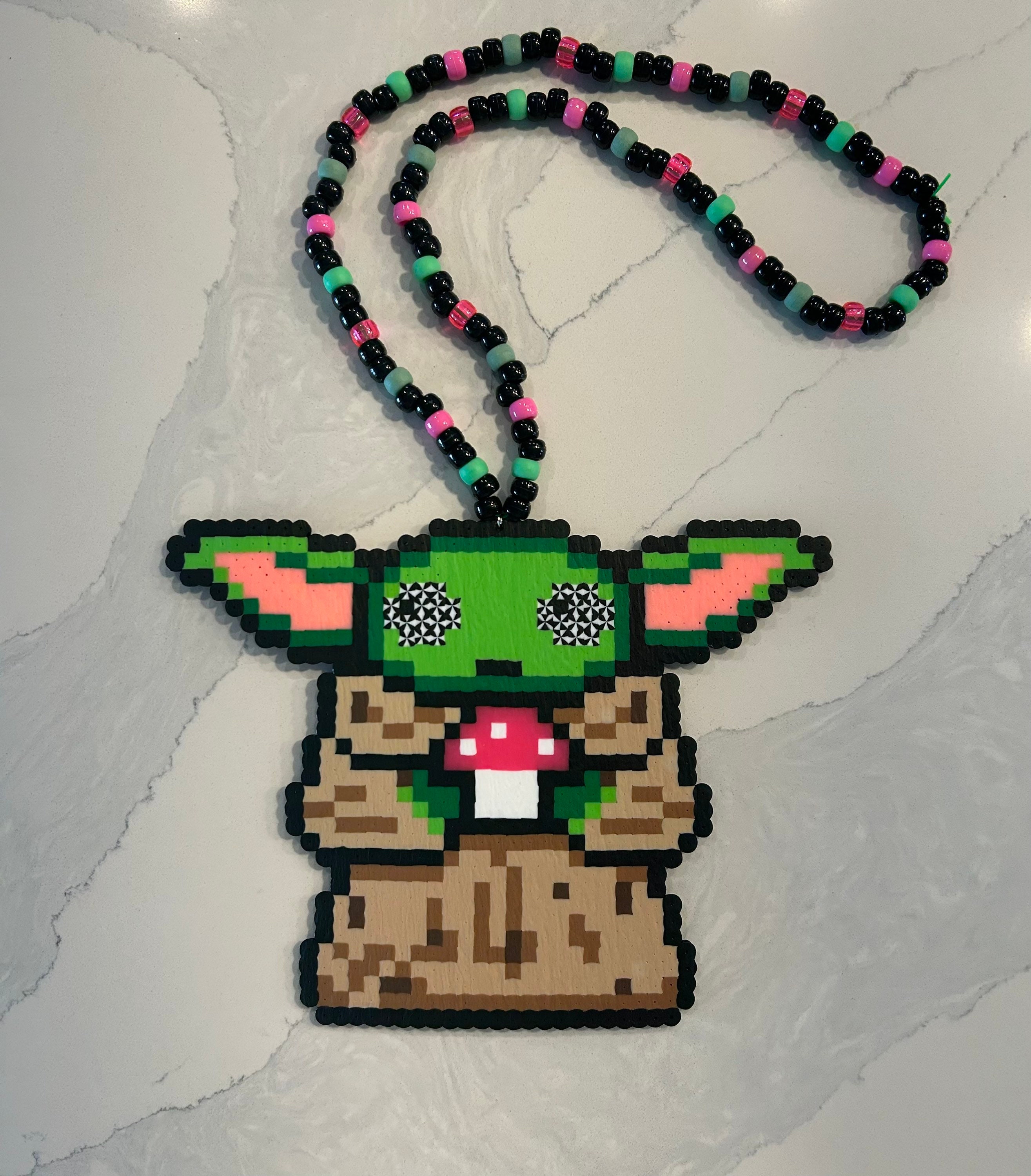 Trippy Grogu Perler Baby Yoda Perler High Grogu Perler - Etsy Canada