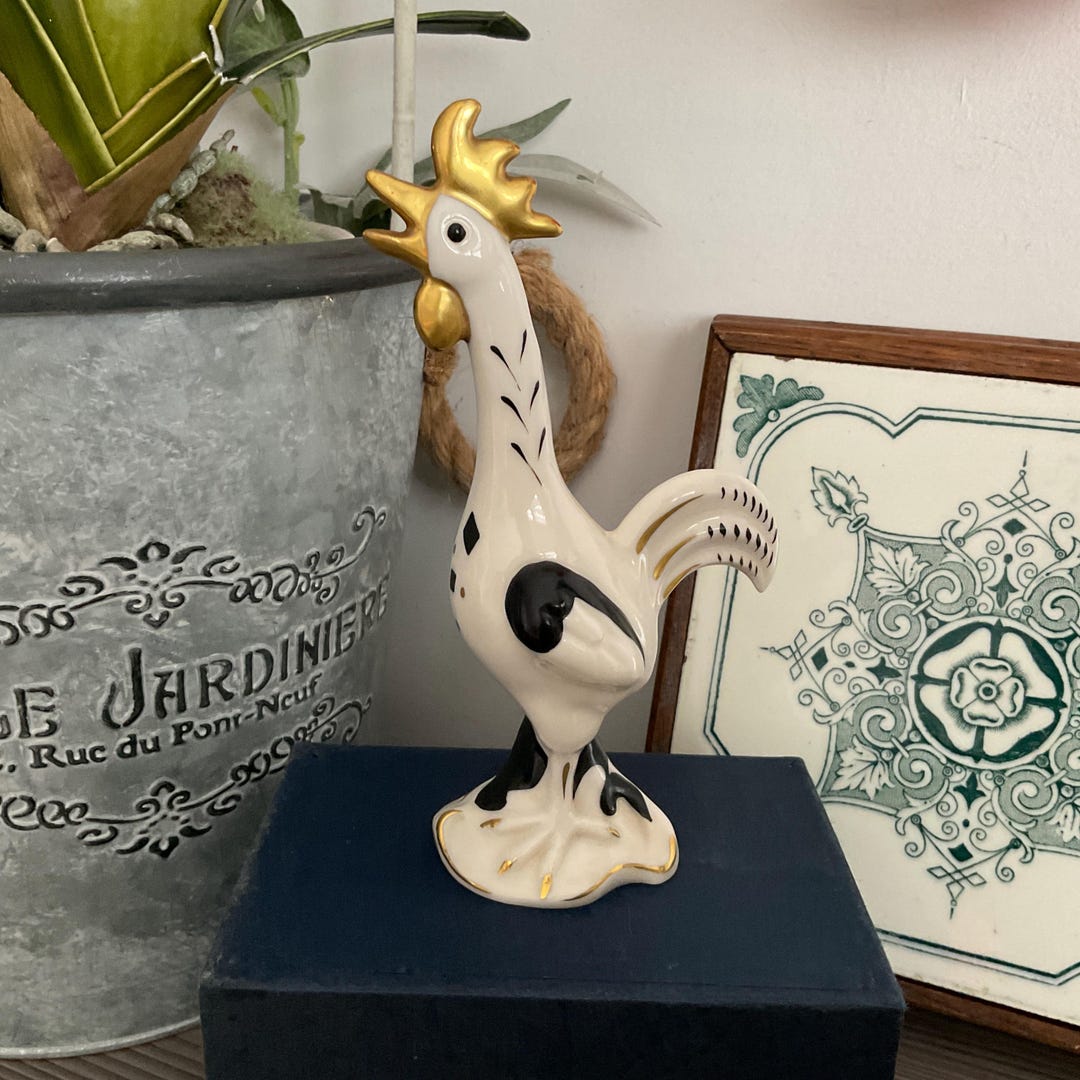 Vintage W GOEBEL 1956 Stylized Rooster Figurine, Rare Collectable ...