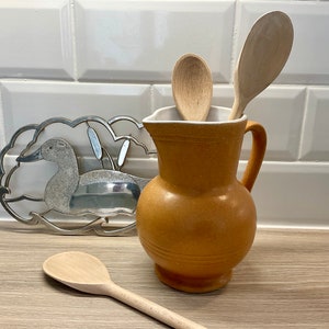 Wonderful French EMILE HENRY Vintage Pitcher, Matt Caramel Glazed ...