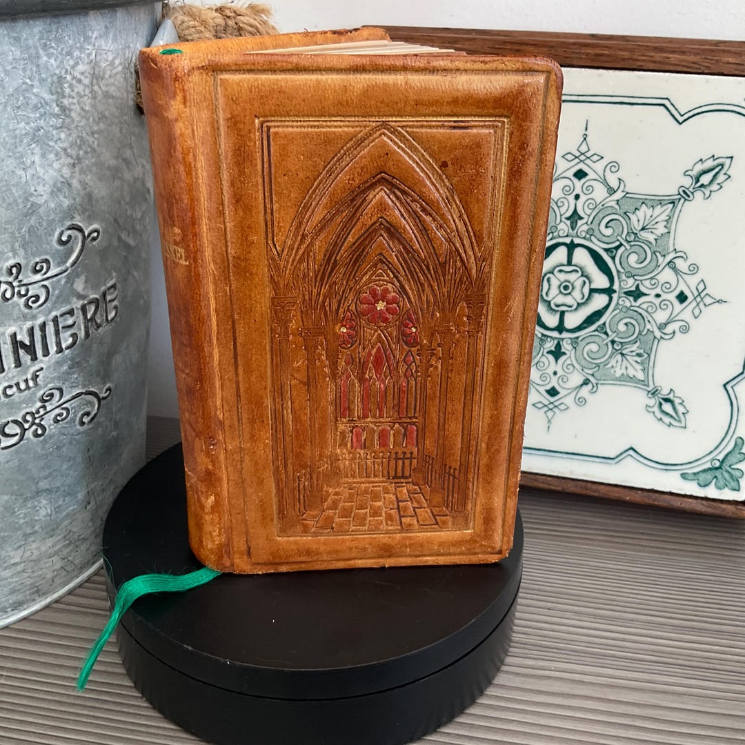 1956 French Prayer Book, Leather Bound Missal, Religious Item, - Etsy