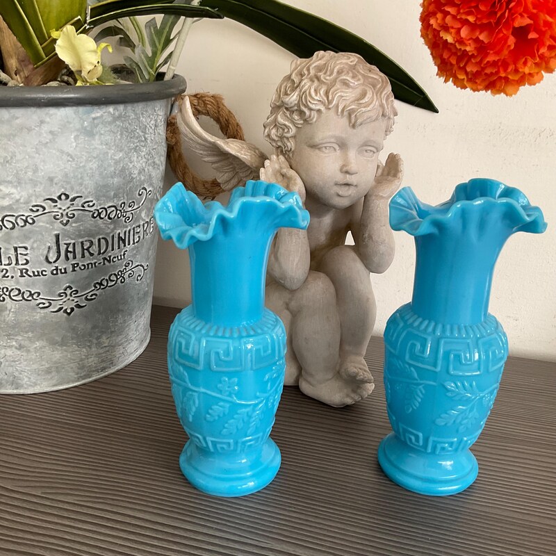Greek Key Vase - Etsy