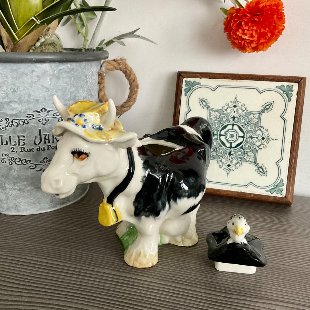 Vintage P & K Cow Teapot, Whimsical Novelty Teapot, Farmyard Animal ...