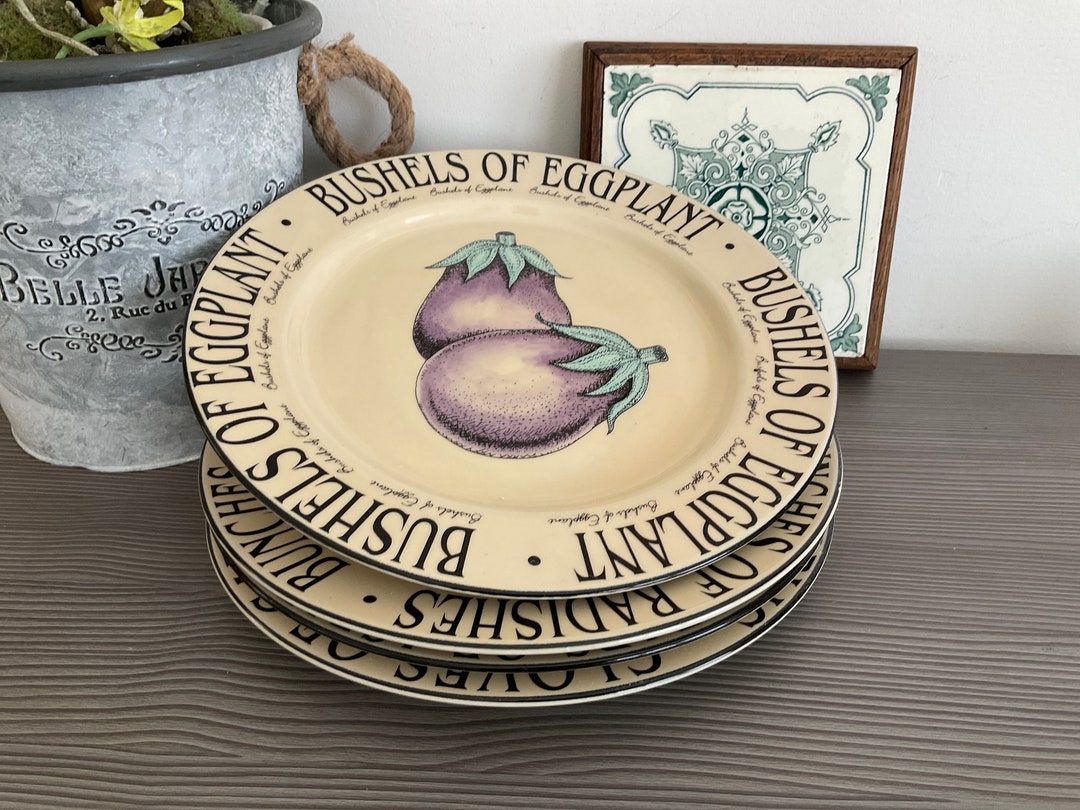 Vintage RAYWARE Market Garden Plates Radish Asparagus Egg - Etsy UK