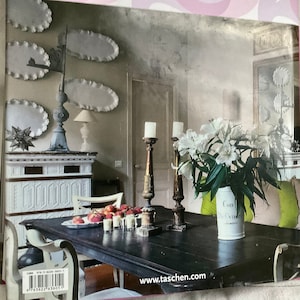Beautiful PARIS INTERIORS Hardback Book, Colorful Illustrated Book of ...