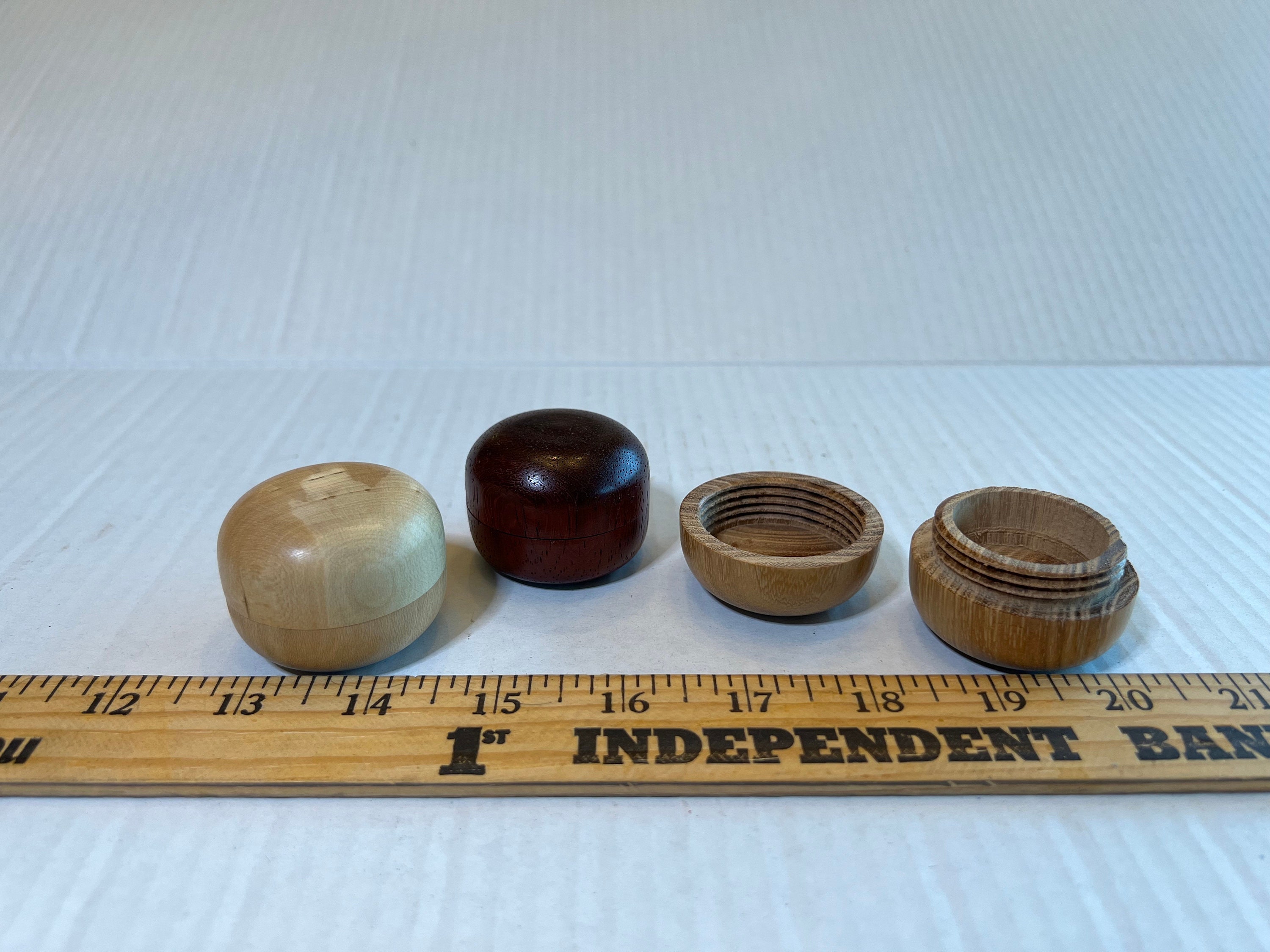 Set of 3 Handmade 2 X 1 Threaded Boxes Various Woods - Etsy