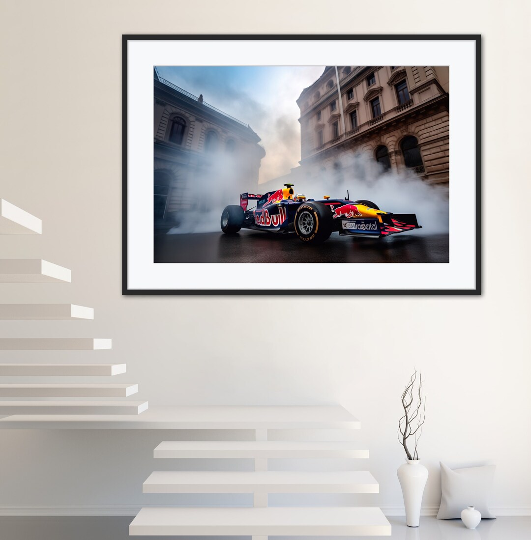 Formula 1 Art, Racing, Car Poster, Red Bull Print, Formula 1 Wall Art ...