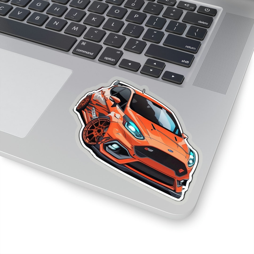 Kiss-cut Sticker of a Ford Fiesta ST - Etsy