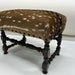 Axis Deer Hide Bench Western - Etsy