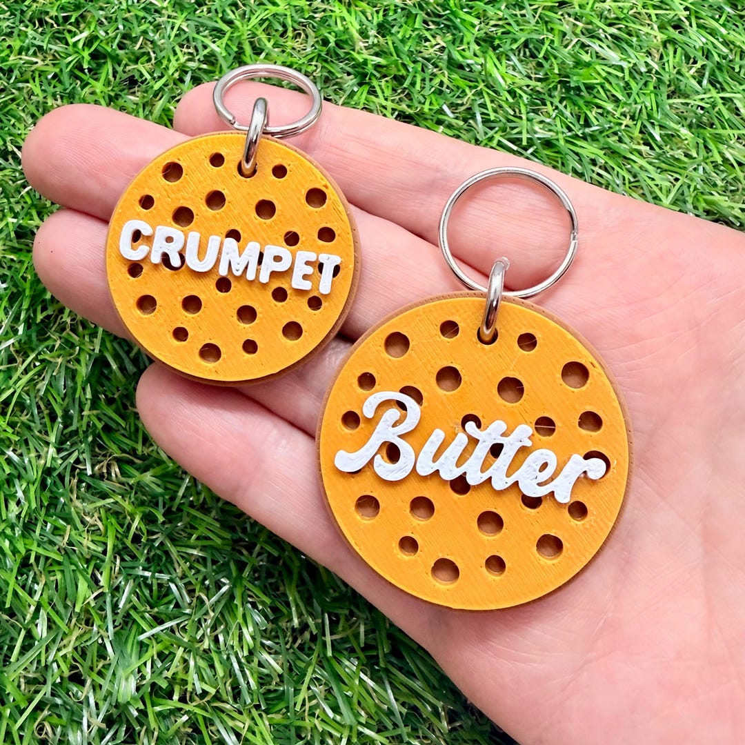 Custom Crumpet Pet ID Tag - Etsy