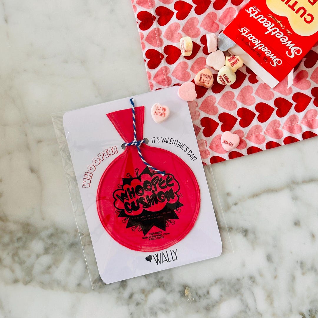 Whoopee Cushion Valentines- Assembled - Etsy