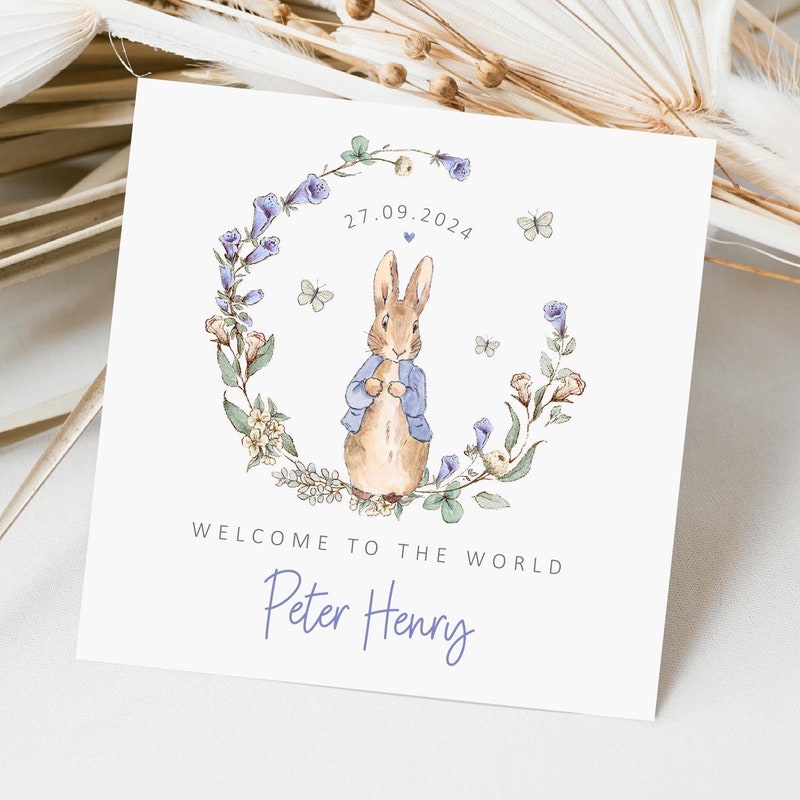 Peter Rabbit Card - Etsy UK