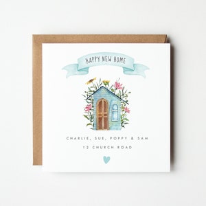 Personalised New Home Card, Happy New Home Card, Home Sweet Home Card ...