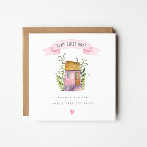 Personalised New Home Card, Happy New Home Card, Home Sweet Home Card ...