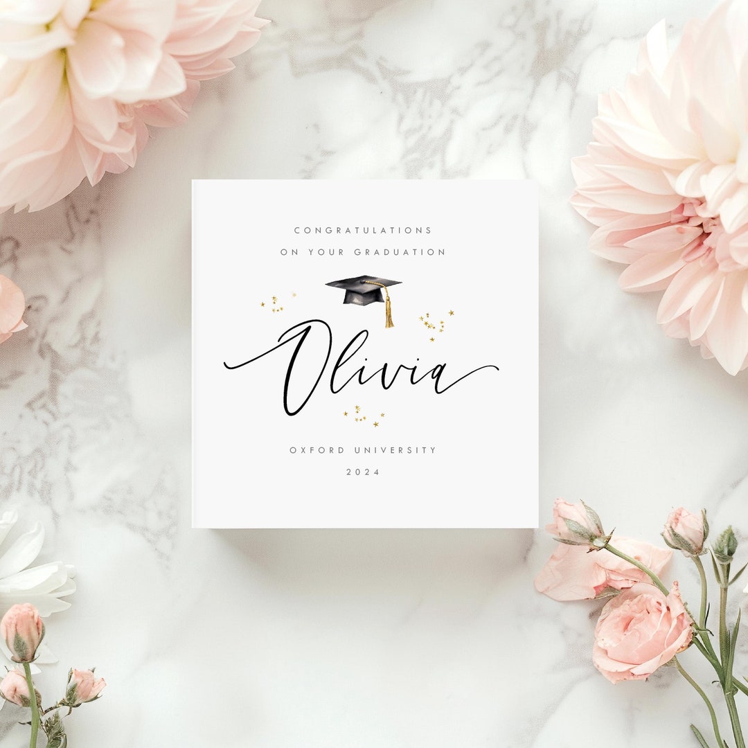 Personalised Graduation Card, Congratulations on Your Graduation Card ...