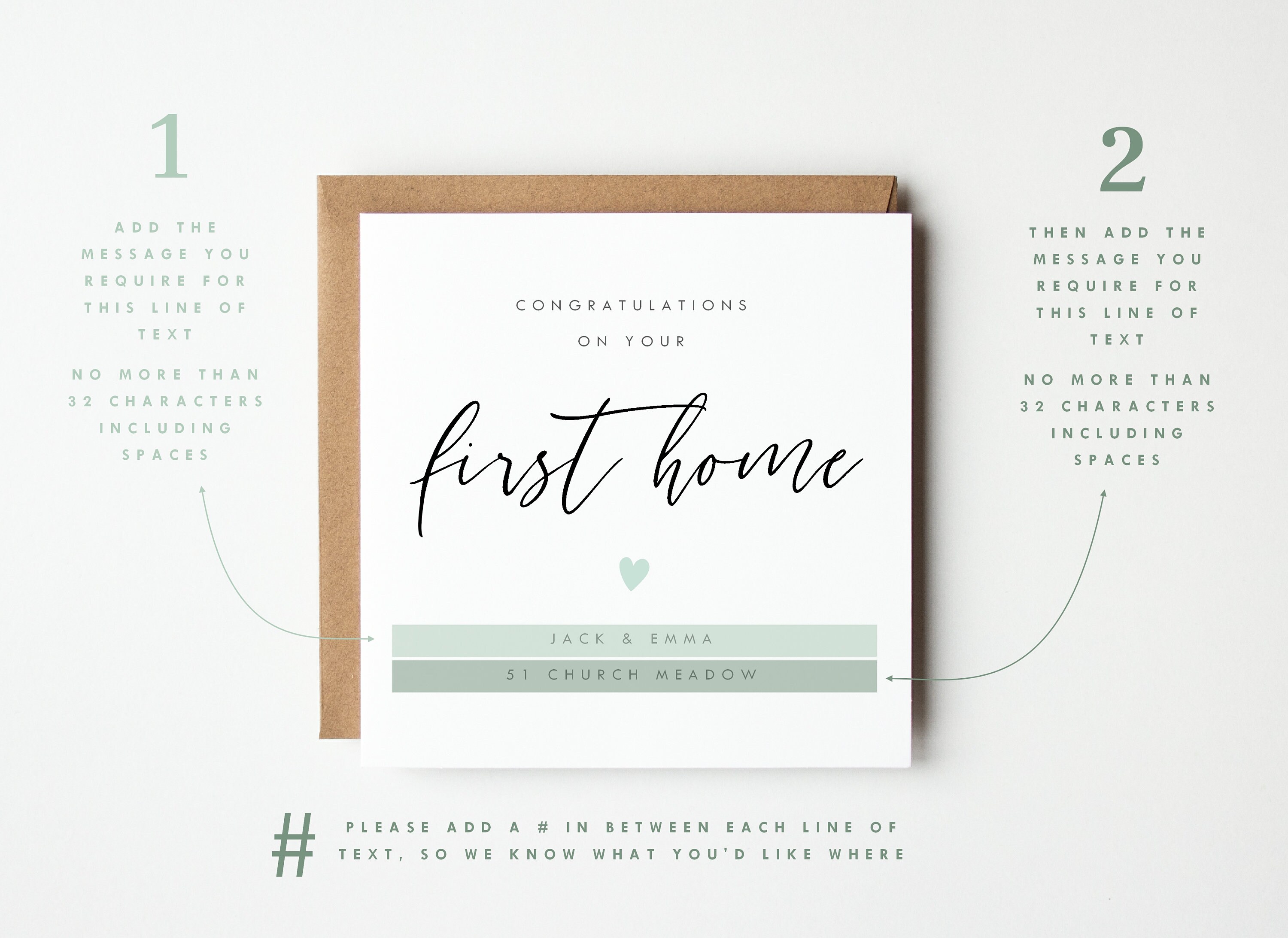 Personalised Congratulations on Your First Home Card Happy - Etsy UK