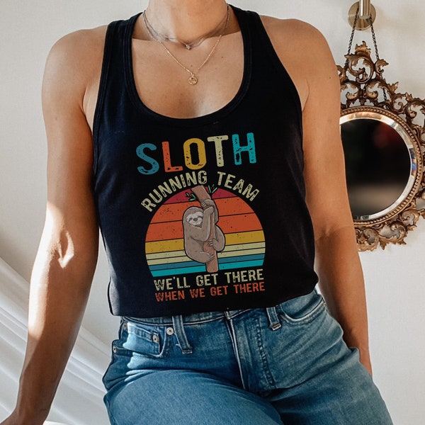 Sloth Running Team - Etsy