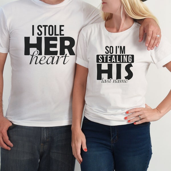 Engagement Couple Shirts - Etsy