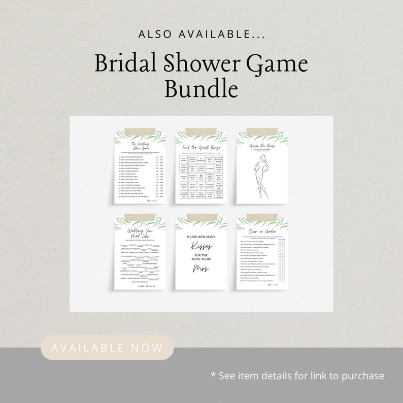 Who Knows the Bride Best Game Template Bridal Shower - Etsy