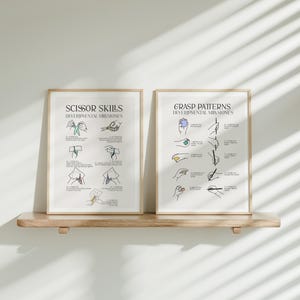 Occupational Therapy Poster Developmental Milestones Fine Motor Skills ...