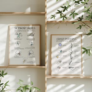 Occupational Therapy Poster Developmental Milestones Fine Motor Skills ...