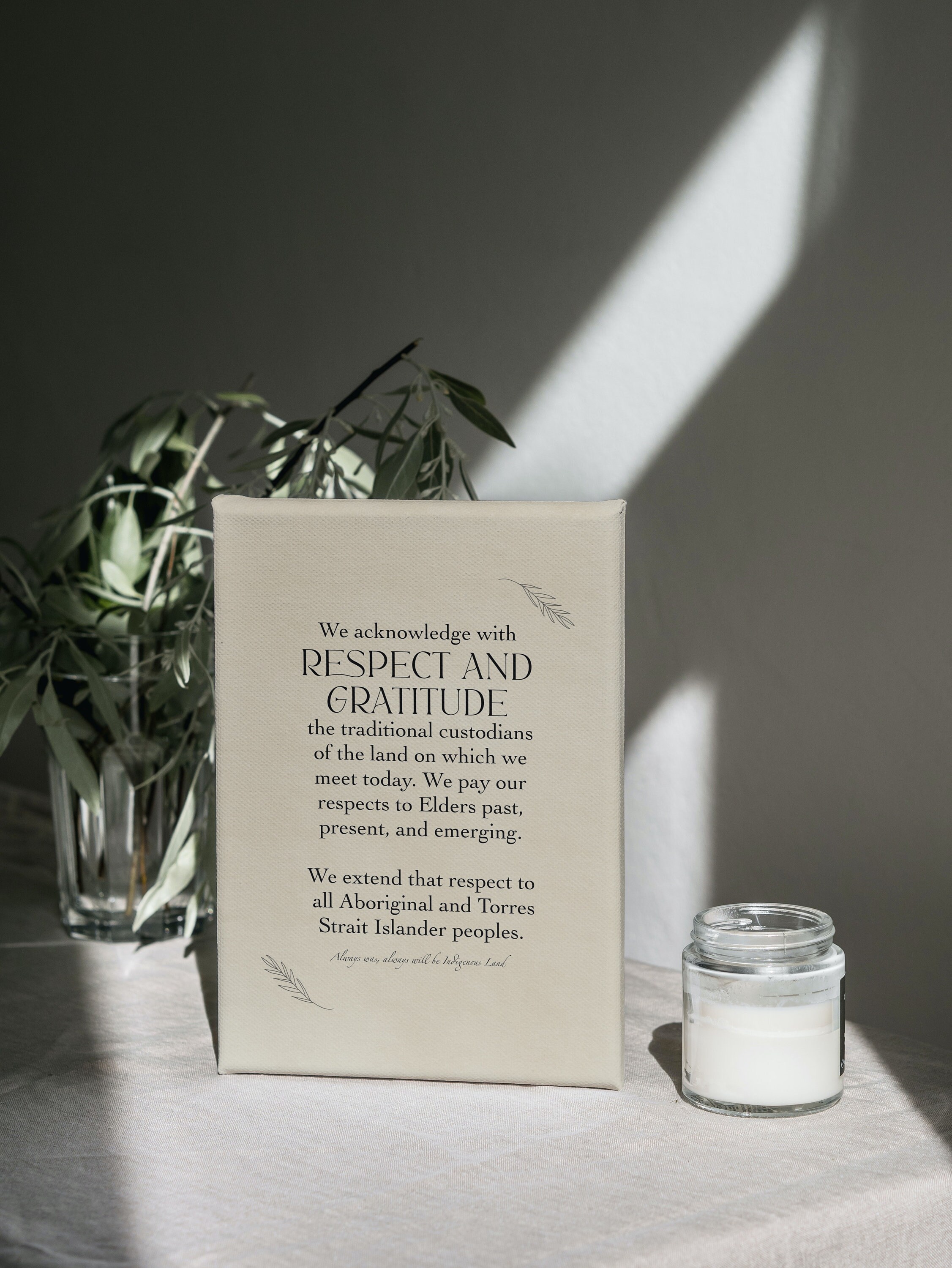 Welcome to Aboriginal Country, Acknowledgement of Land, Digital Print ...