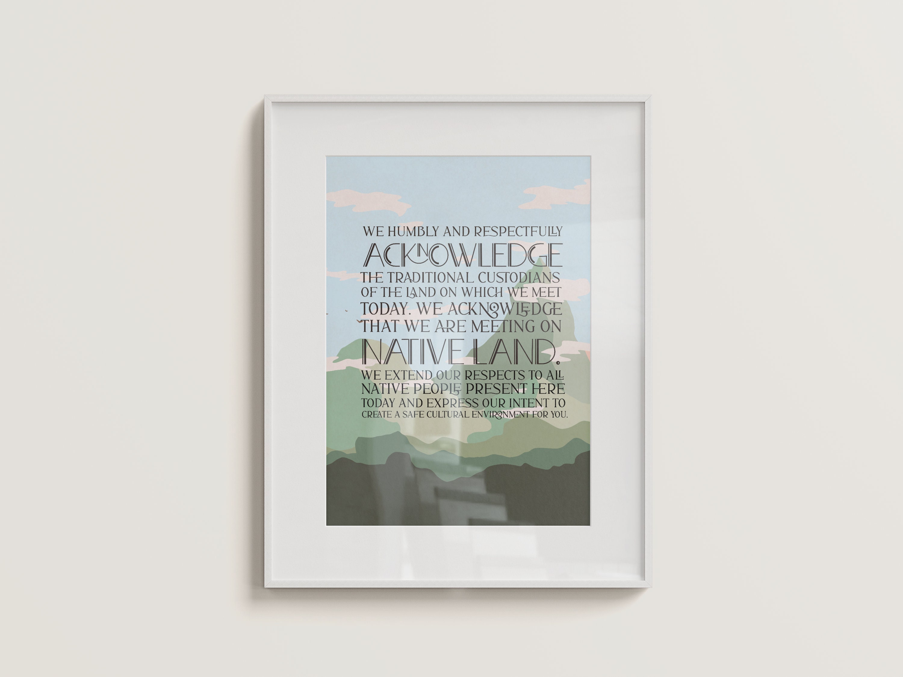 Native Land Poster, Native Country, Native Land Poster, Digital ...