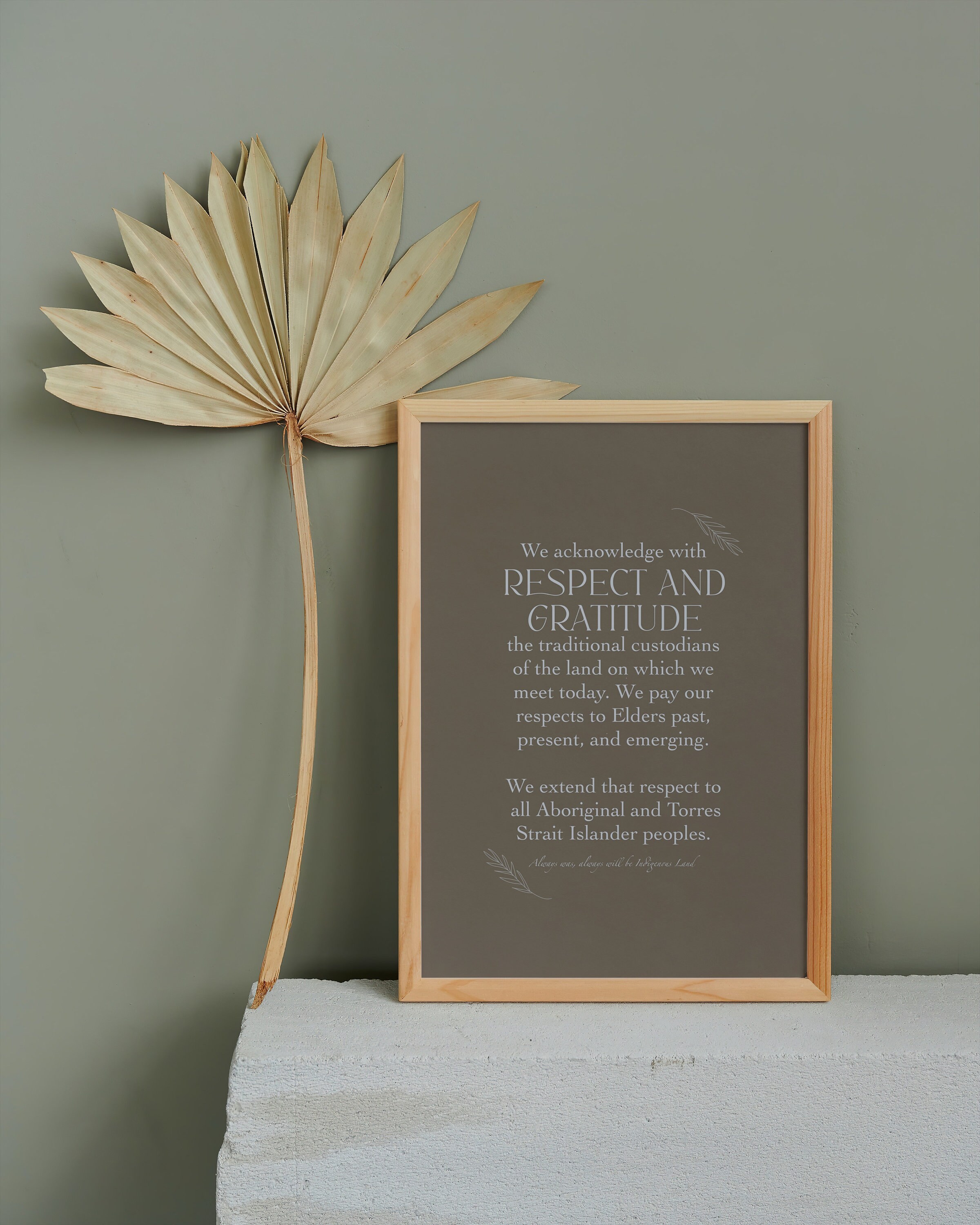 Aboriginal Acknowledgement of Country, Poster, Printable, Indigenous ...