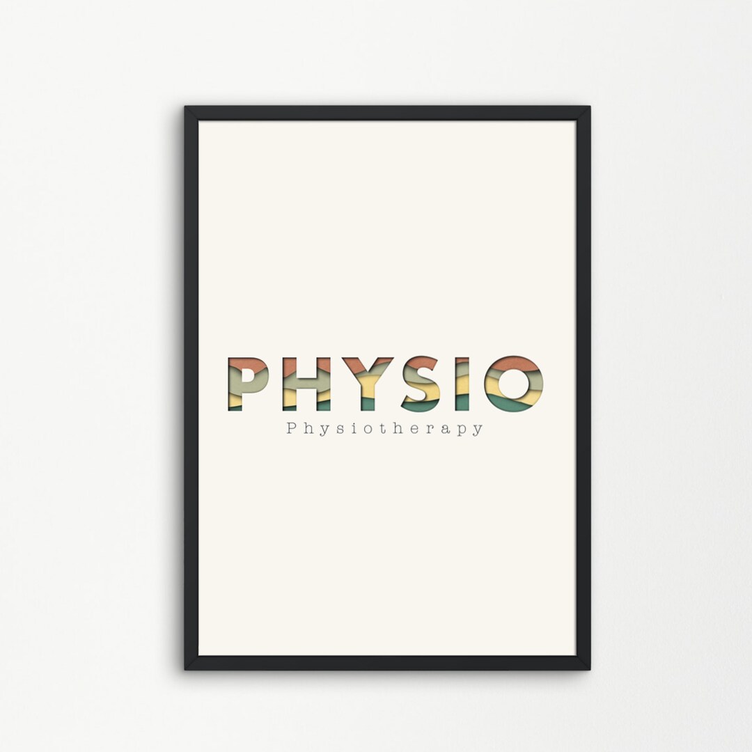 Physiotherapy Poster Gift Graduation, Physio, Physiotherapist Gift ...