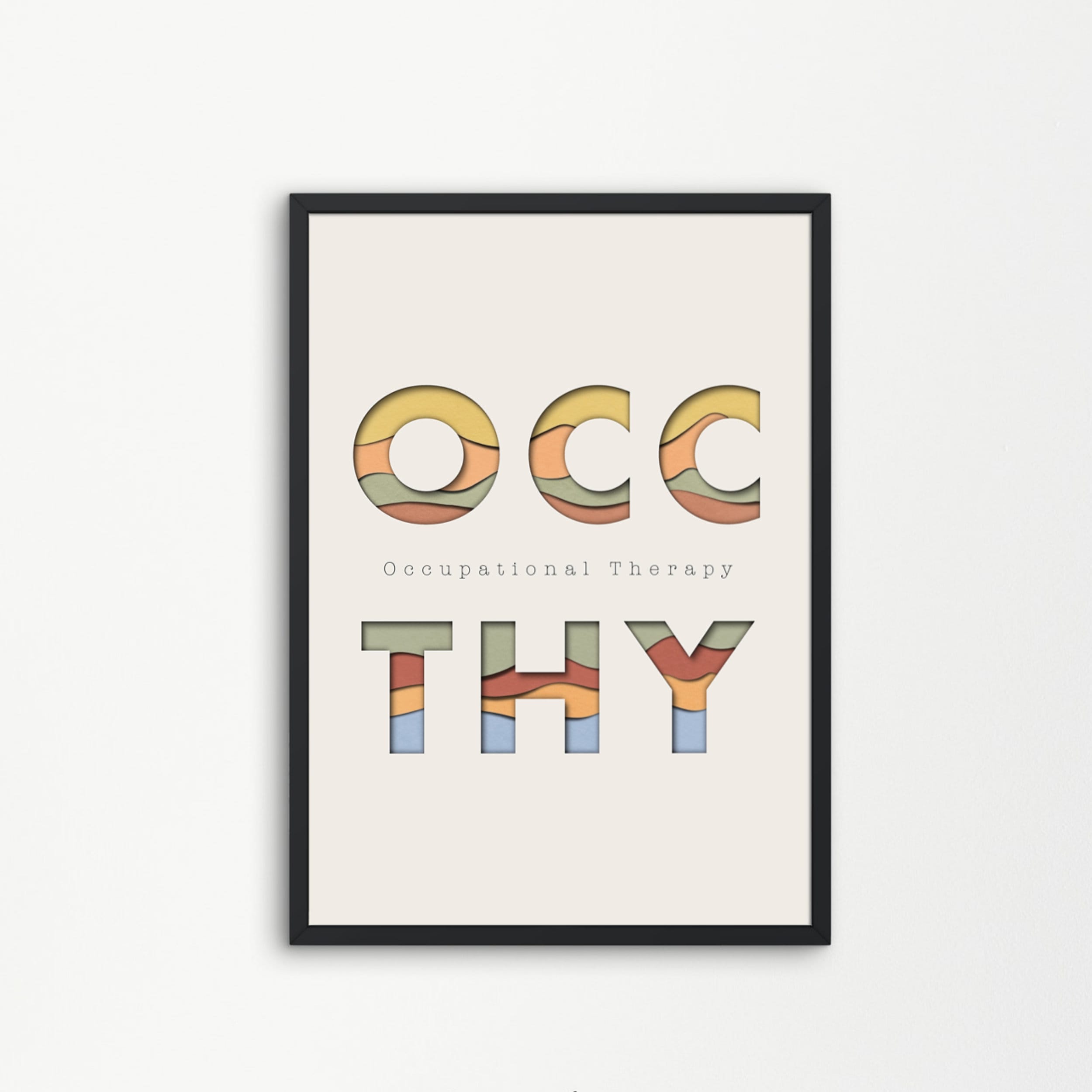 OT Gift OT Wall Art Print Ot Poster Occupational Therapist Student Gift ...