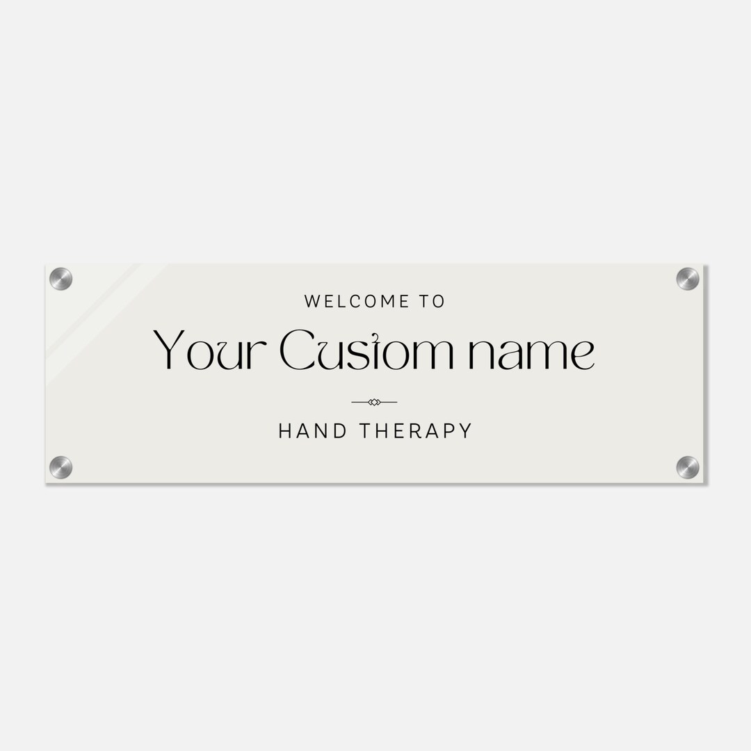 Hand Therapy Signage Occupational Therapy Sign Welcome to OT ...