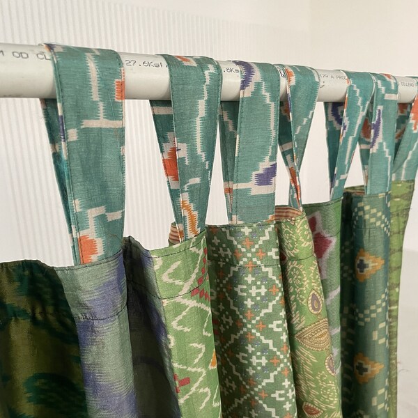 Patchwork Curtain - Etsy