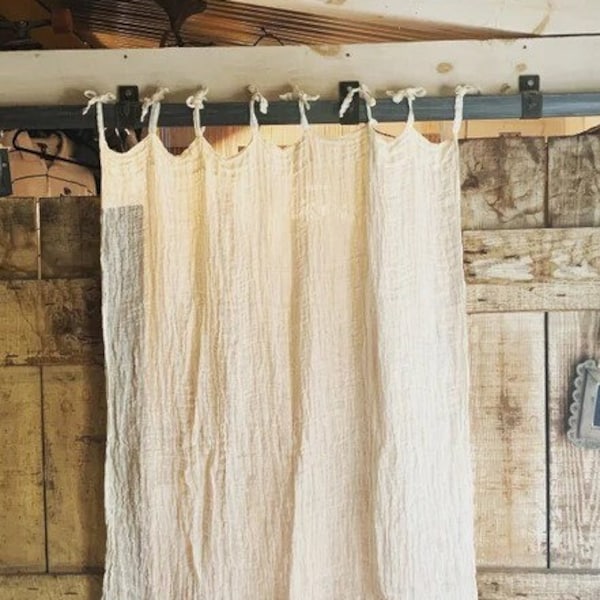 Rustic Curtains - Etsy