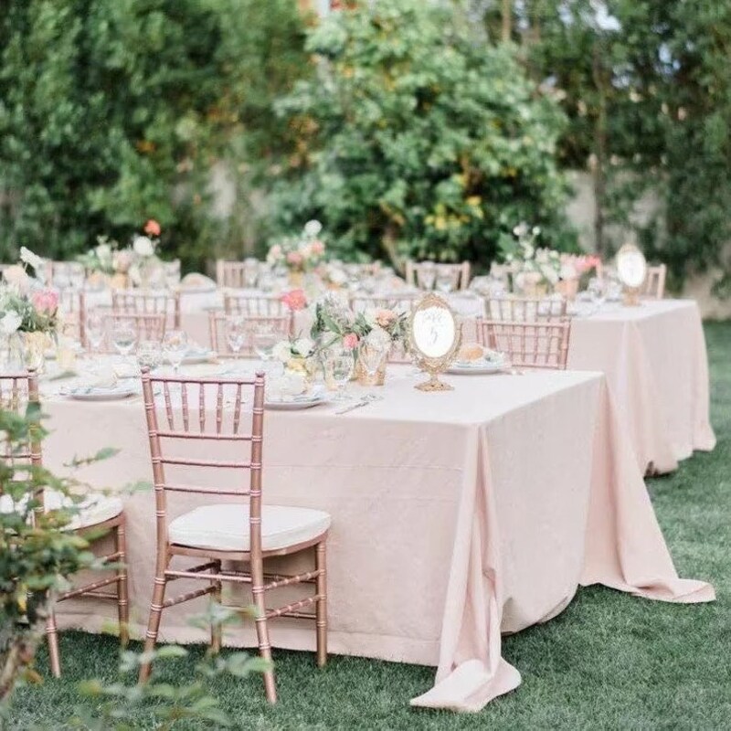 Blush Pink Tablecloth - Etsy